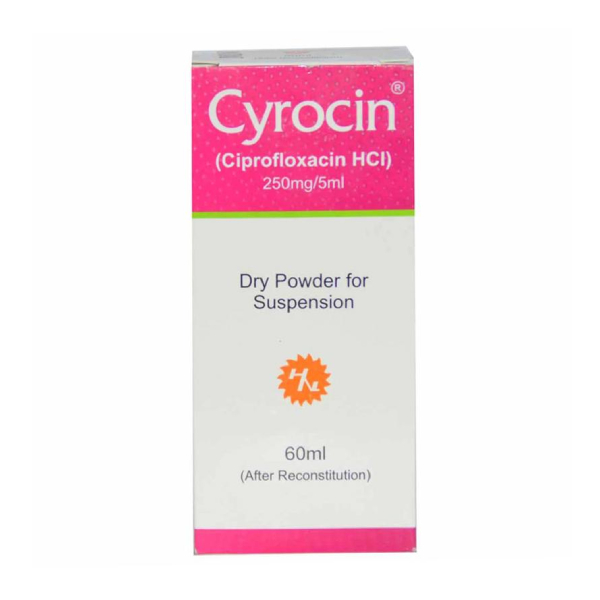 Cyrocin 250mg60ml Syp Super Health